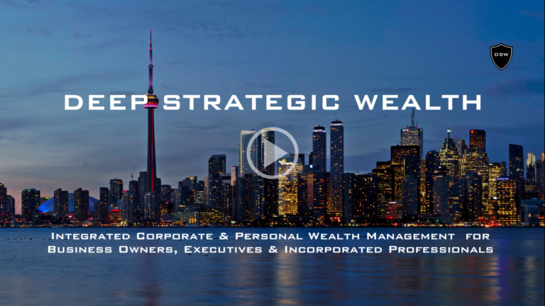 Integrated Corporate & Personal Strategic Wealth Management - DEEP ...